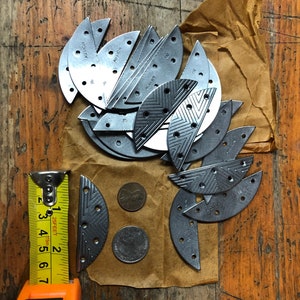 Vintage Metal Shoe Repair Boots Heel Plates Metals Taps New 24 Pcs -tip ...