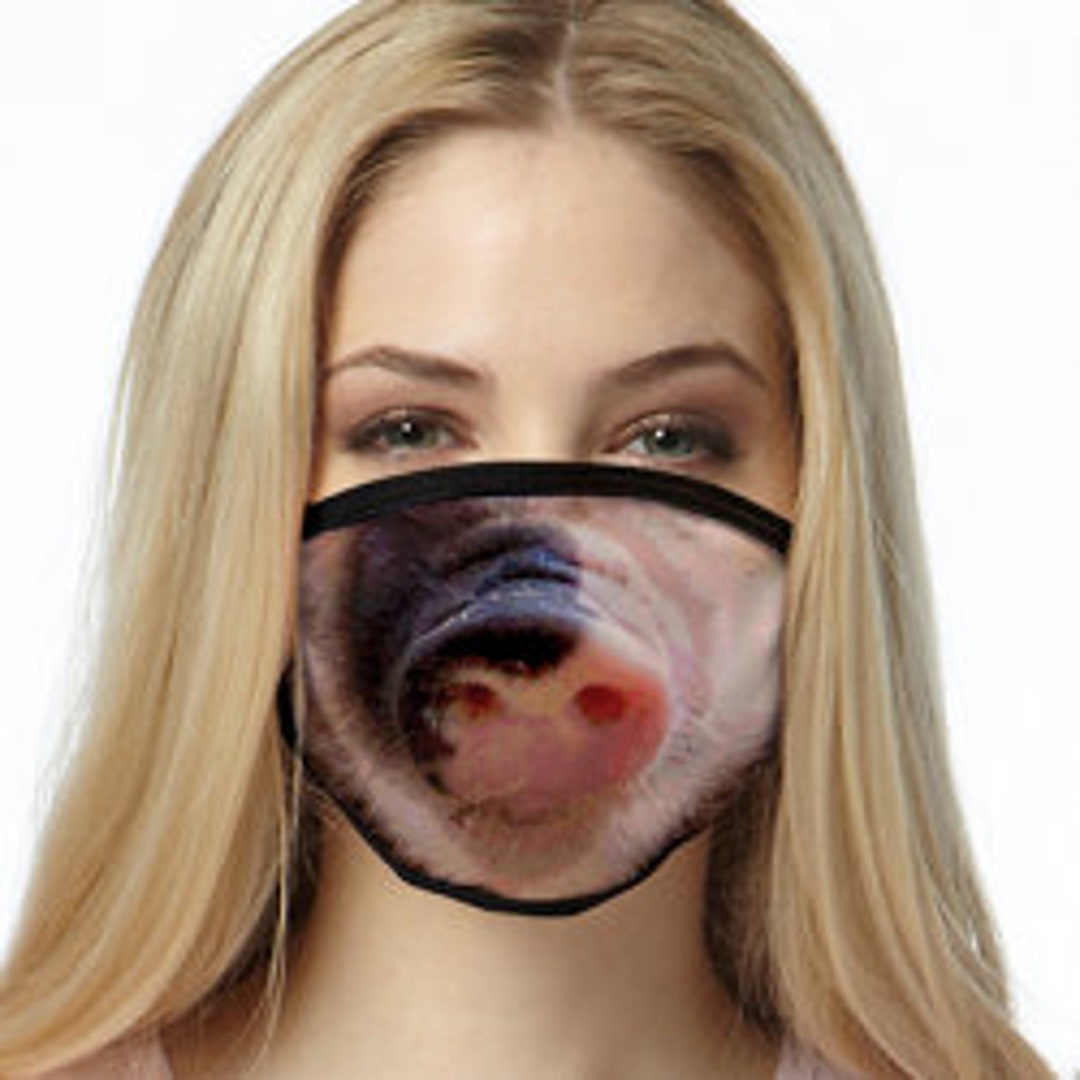 Pig Face Mask | Unisex Cotton Polyester Blend - Etsy