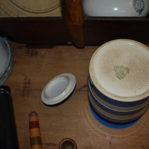 Cornish Ware Kitchenalia, Blue and White Striped Storage, Teapot, Jugs ...
