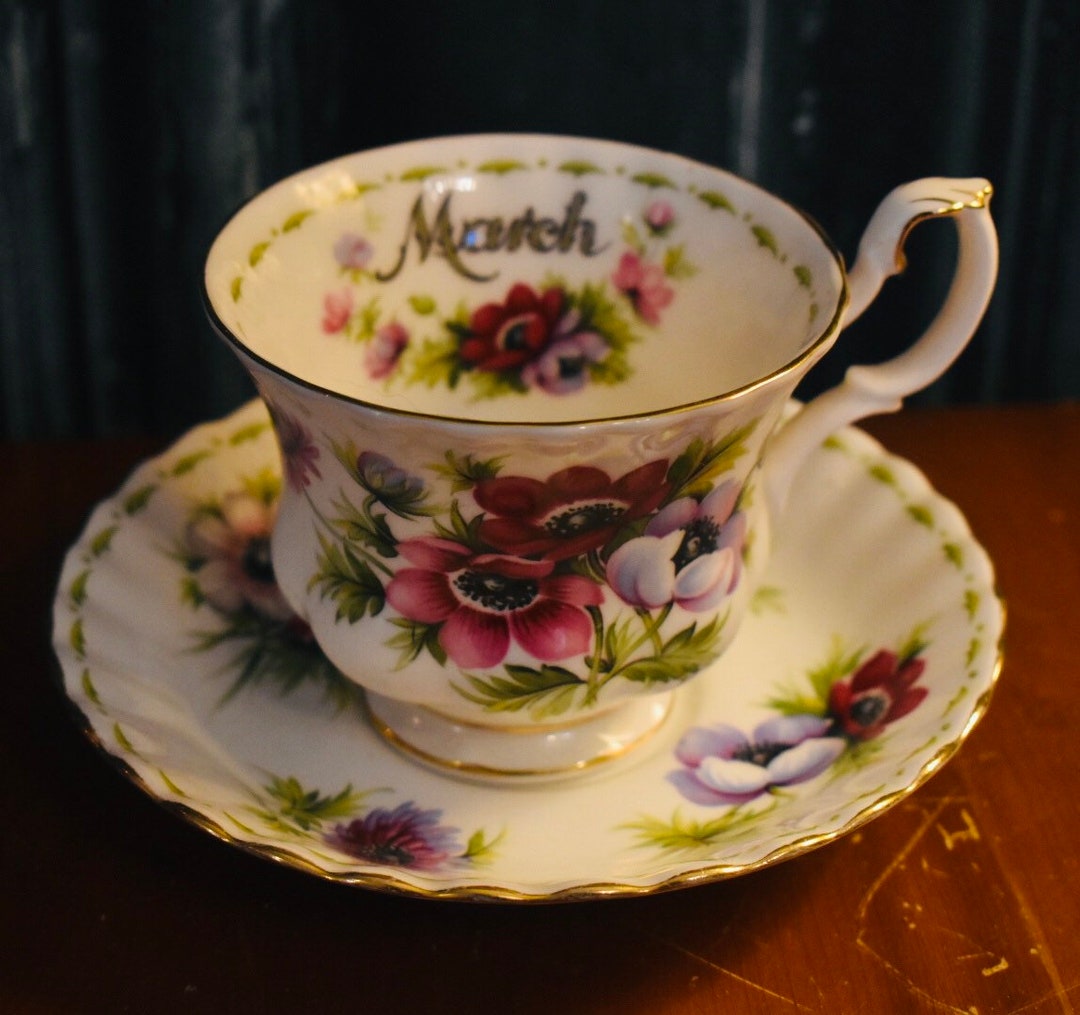 Royal Albert Flower of the Month March - Etsy