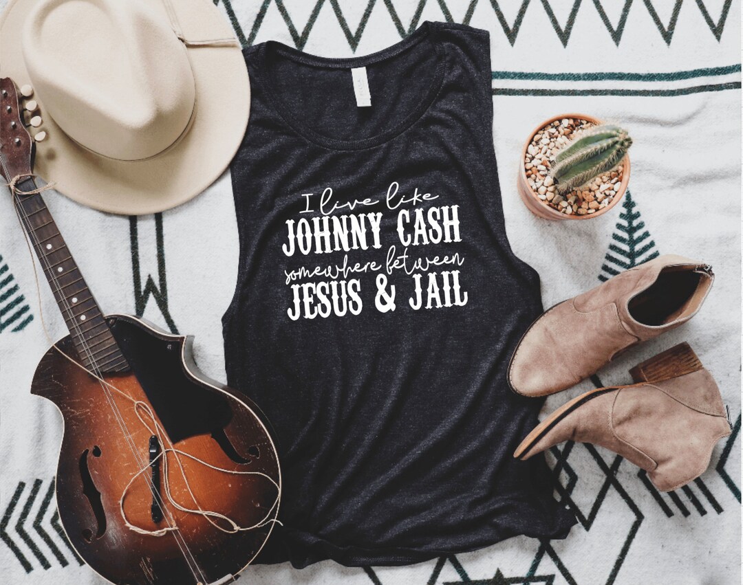 Live Life Like Johnny Cash | Tank Top - Etsy