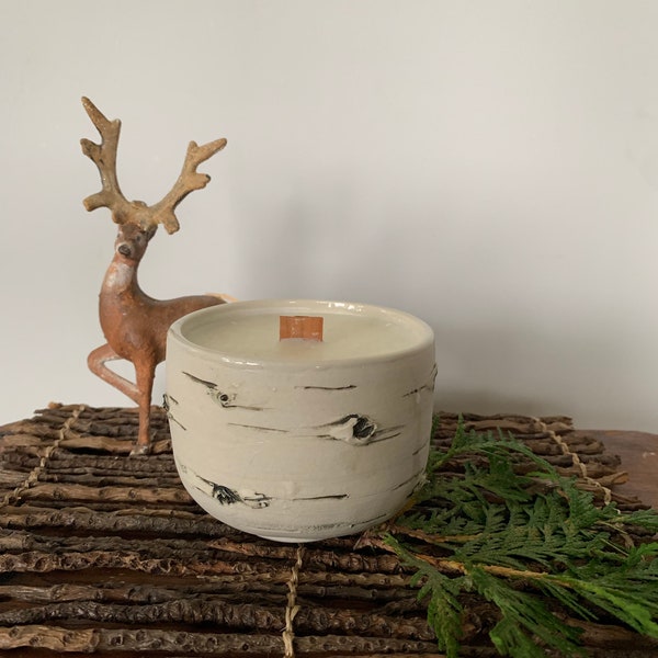 Birch Bark Candles - Etsy