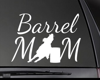 Barrel Racing Vinyl Decal - Etsy
