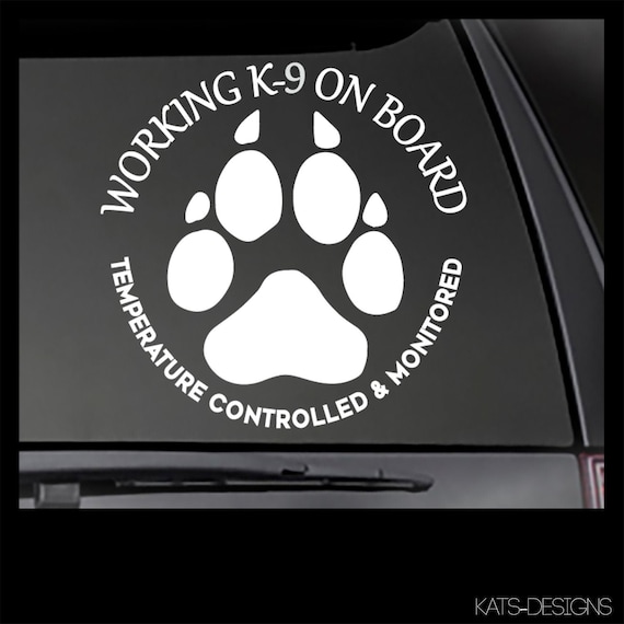 K-9 Decals / Magnets - SPICY DOG DESIGNS