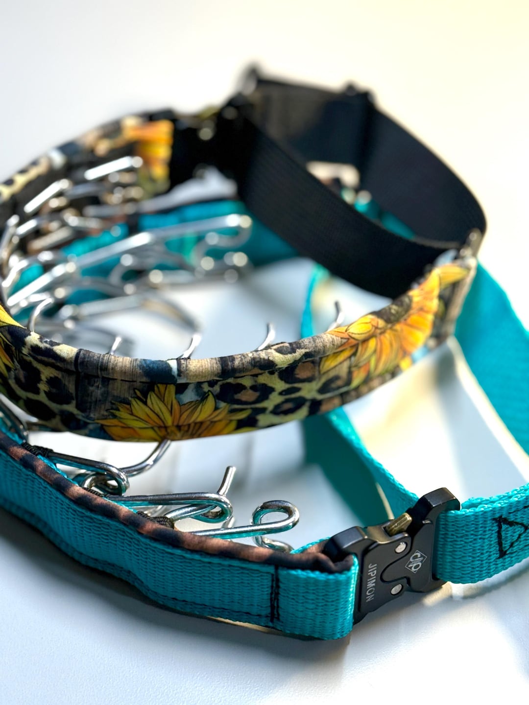 Hidden Prong Collar Cover Personalized Martingale Heavy Duty Working ...