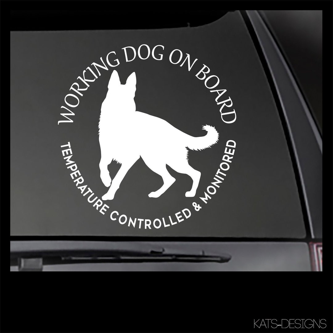 Working Dog on Board-temperature Controlled and Monitored German ...