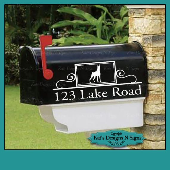 Mailbox Decals - SPICY DOG DESIGNS