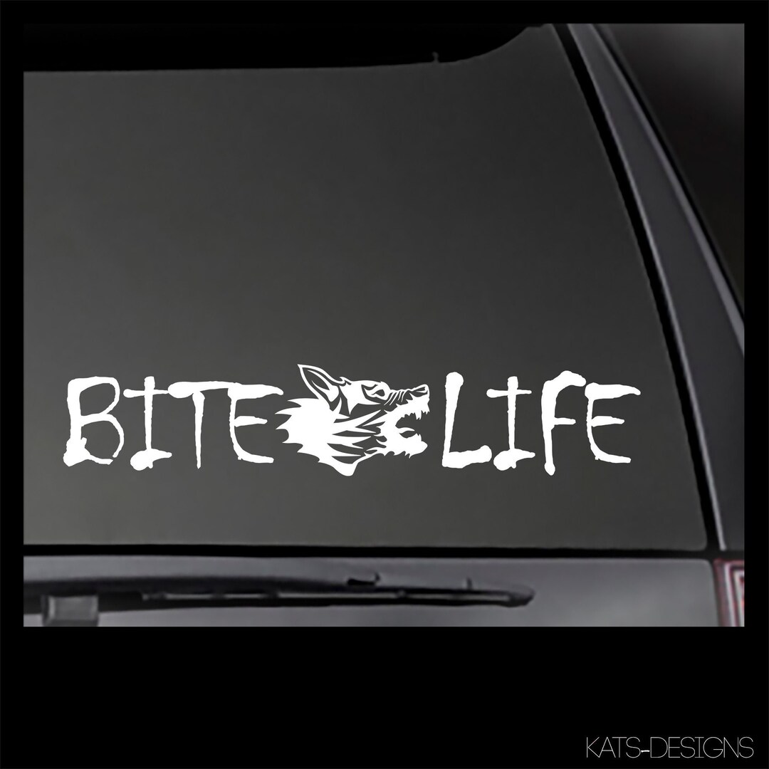 BITE LIFE Canine K9 Decal - Etsy