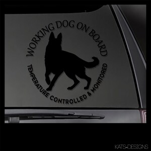 Working Dog on Board-temperature Controlled and Monitored German ...