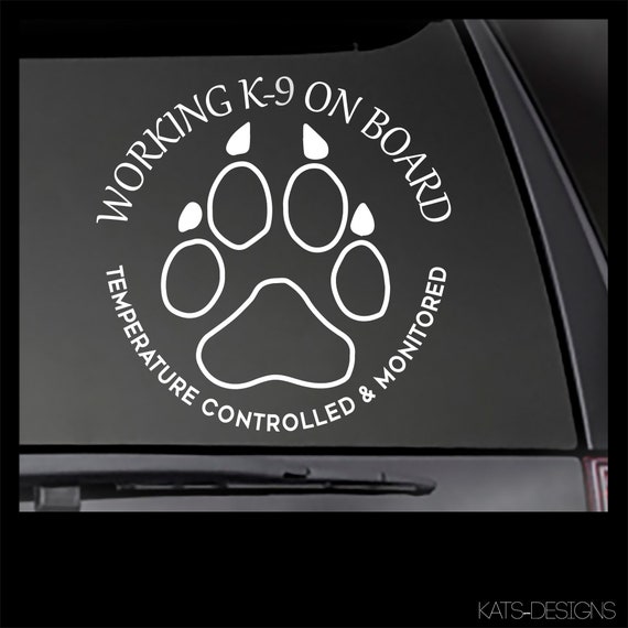 K-9 Decals / Magnets - SPICY DOG DESIGNS