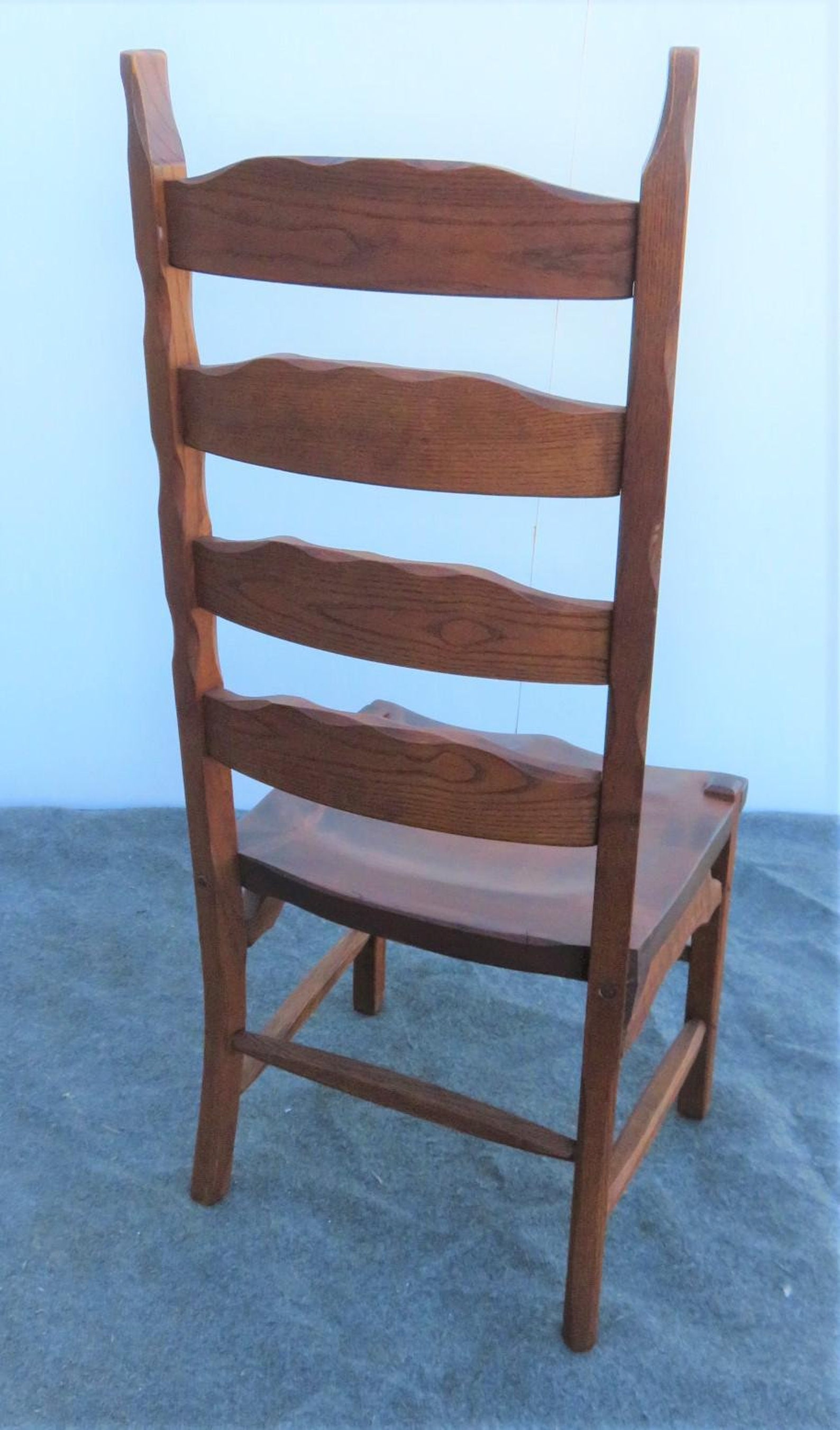 Hunt Country Solid Wood Ladder Back Chairs - Etsy