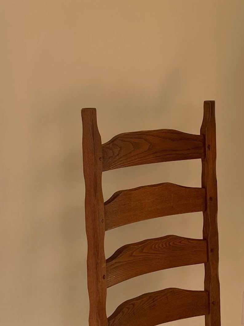 Hunt Country Solid Wood Ladder Back Chairs - Etsy