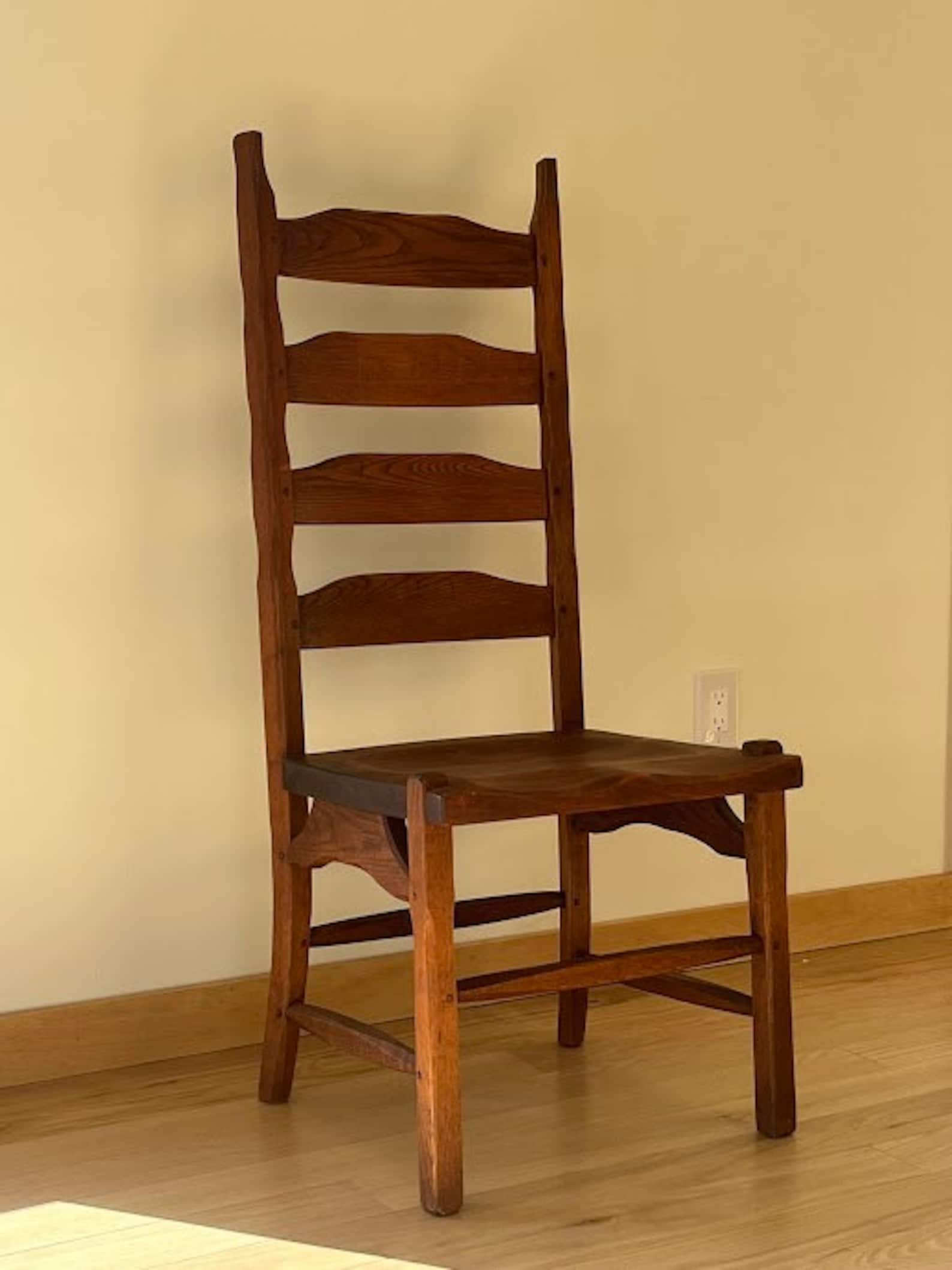 Hunt Country Solid Wood Ladder Back Chairs - Etsy