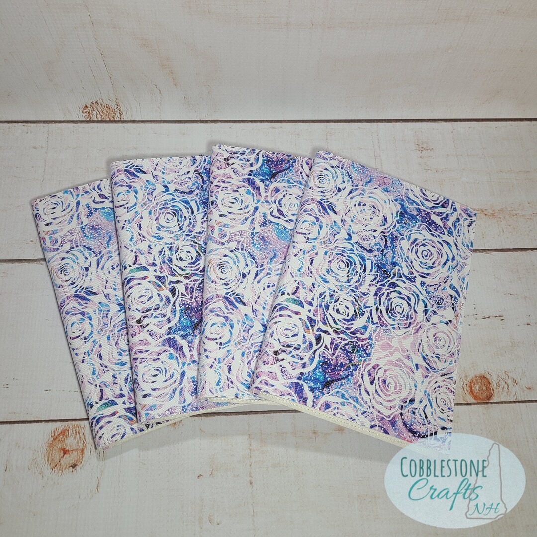 Moondance Jr Legal Notepad Holder - Pastel Roses - Teacher Gift - 5x8in ...