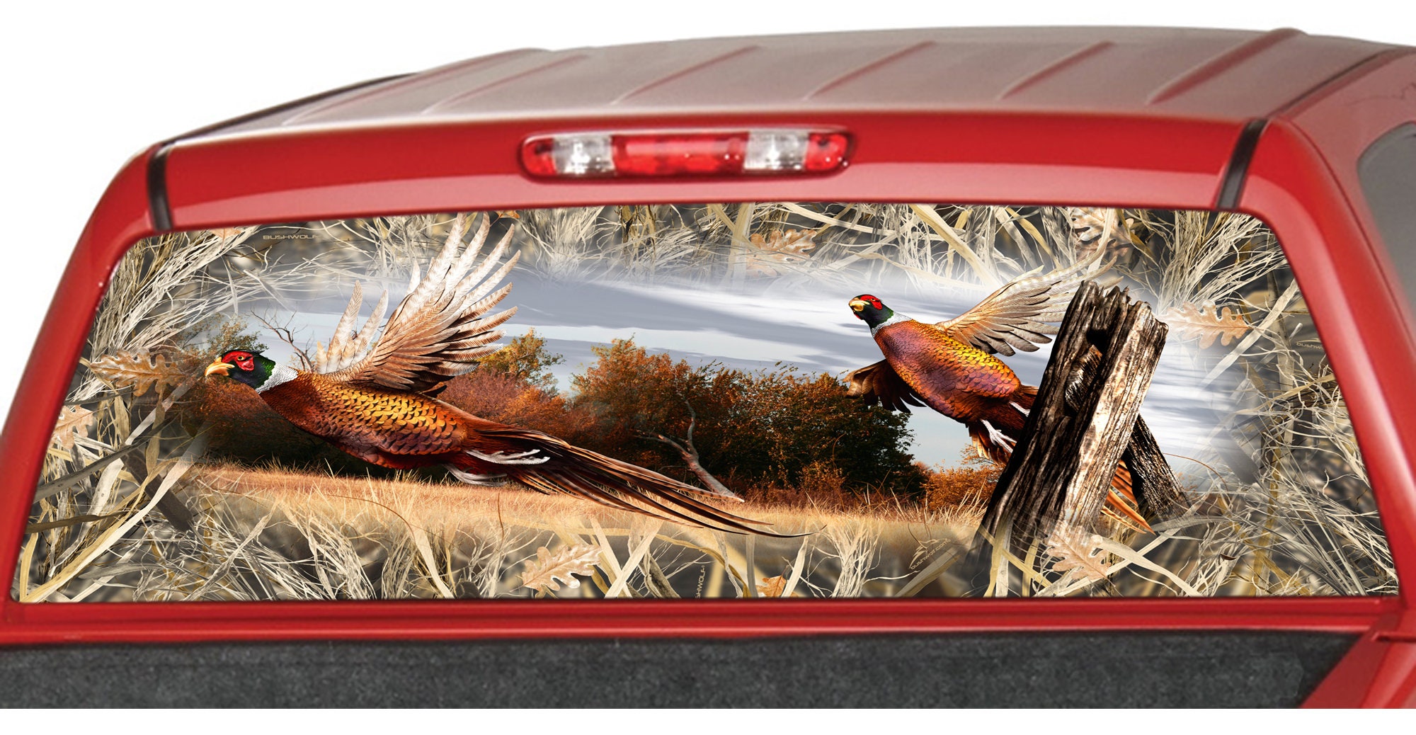 Ringneck Pheasant Hunting Rear Window Graphics Decals - Etsy Australia