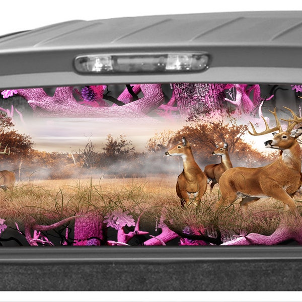 Whitetail Deer Truck Decal - Etsy