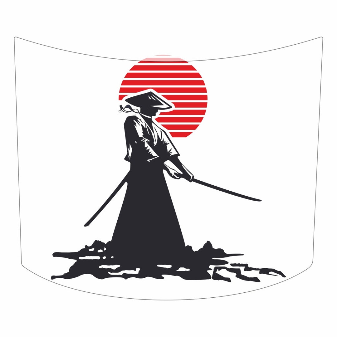 SAMURAI Hood Wrap Vinyl Graphic Hood Blackout Decal Camouflage H350 - Etsy