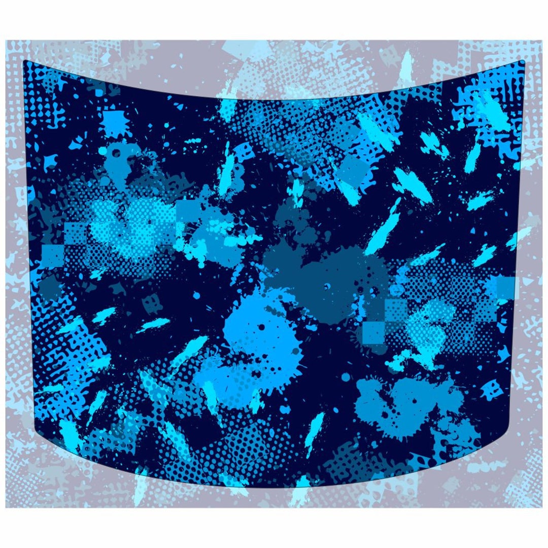 Hood Wrap Vinyl Graphic Hood Blackout Decal H103 - Etsy