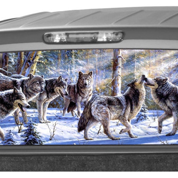 Wolf Rear Window Decal - Etsy