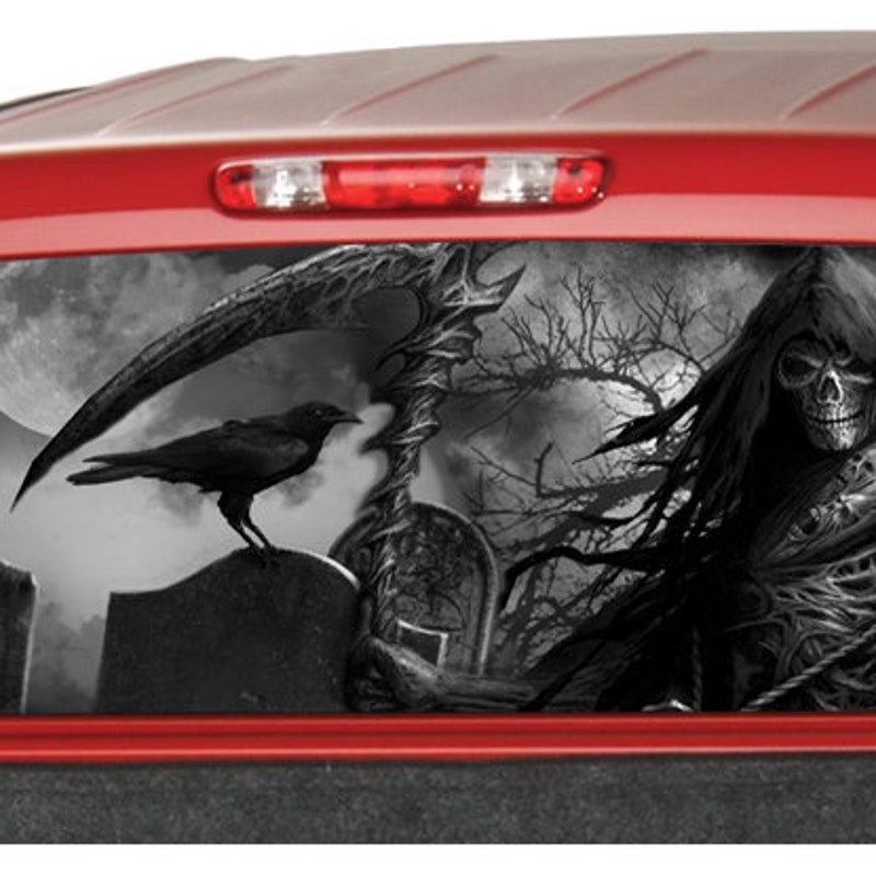 Scary Window Decal - Etsy