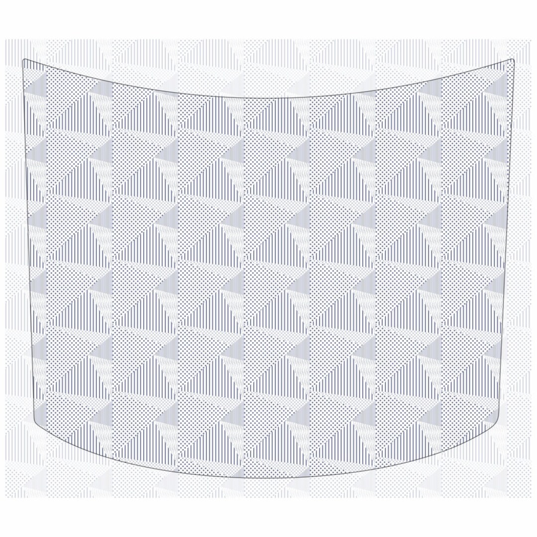 TRIANGLES Hood Wrap Vinyl Graphic Hood Blackout Decal Camouflage H300 ...