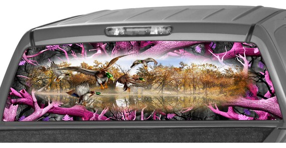 Pink Duck Hunting Decals
