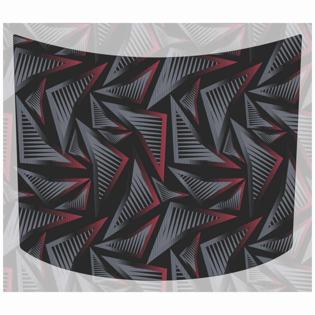 Hood Wrap Vinyl Graphic Hood Blackout Decal H175b - Etsy