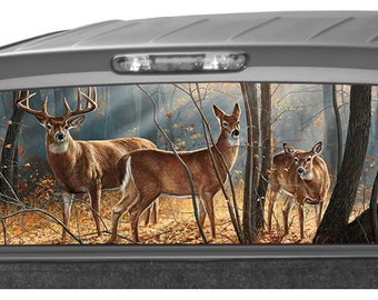 Deer Rear Window Decal - Etsy