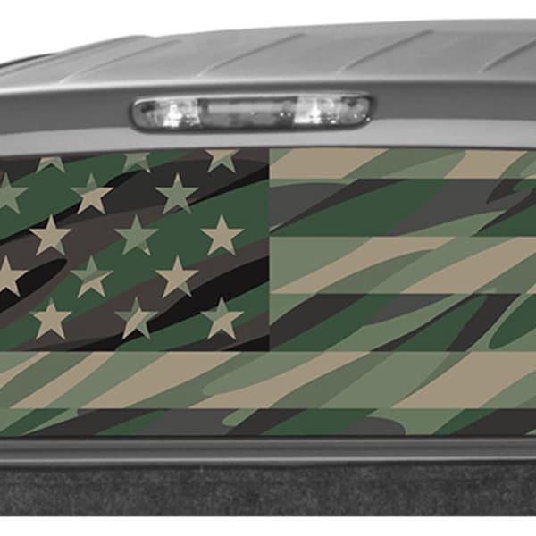 Army Camo Flag Decal - Etsy