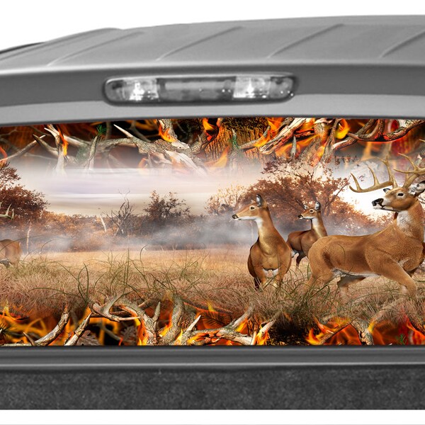 Truck Window Decals Whitetail Deer - Etsy