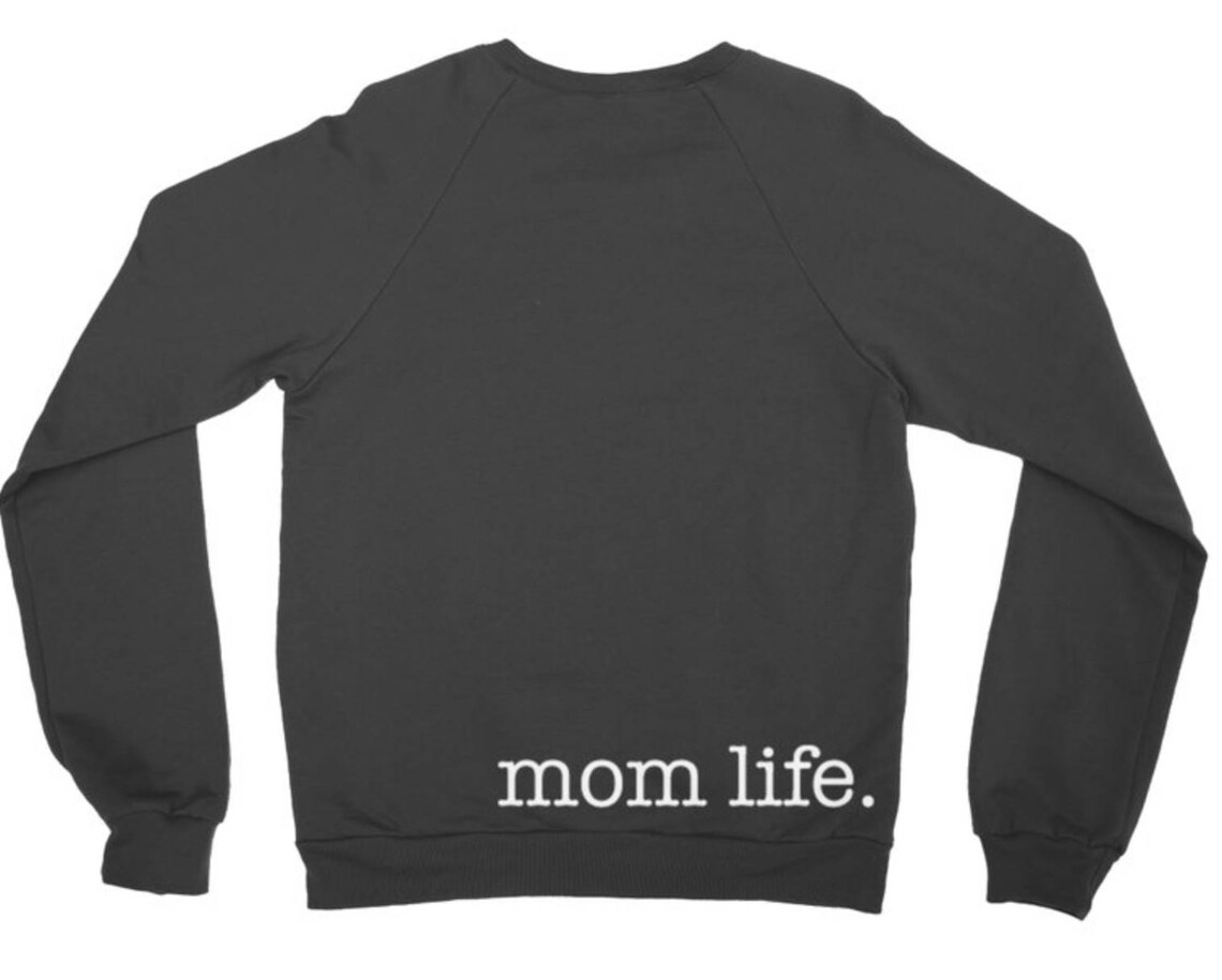 Personalized Heart Mom Life Sweater Custom Name Crew Neck - Etsy