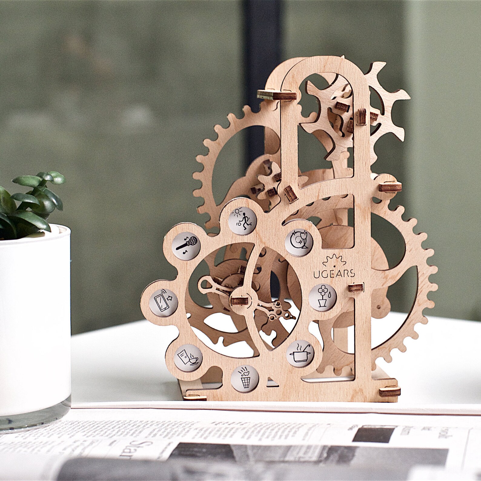 Geneva Drive Build Your Own Working Clock Model by Ugears. | Etsy UK