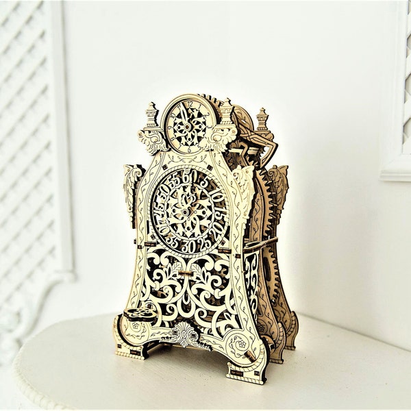 Wooden Clock Kit - Etsy