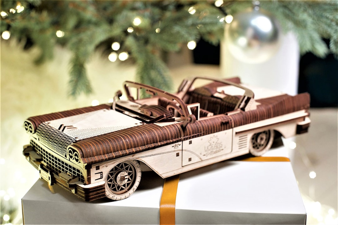 Dream Cabriolet VM-05 Build Your Own Moving Car Model by Ugears. Self ...