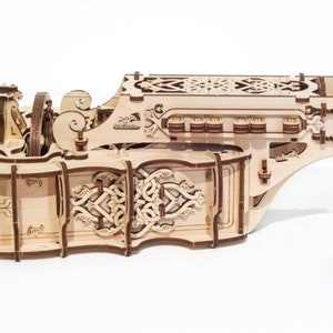 Hurdy-gurdy Wooden Model - Build Your Own Musical Instrument by Ugears ...