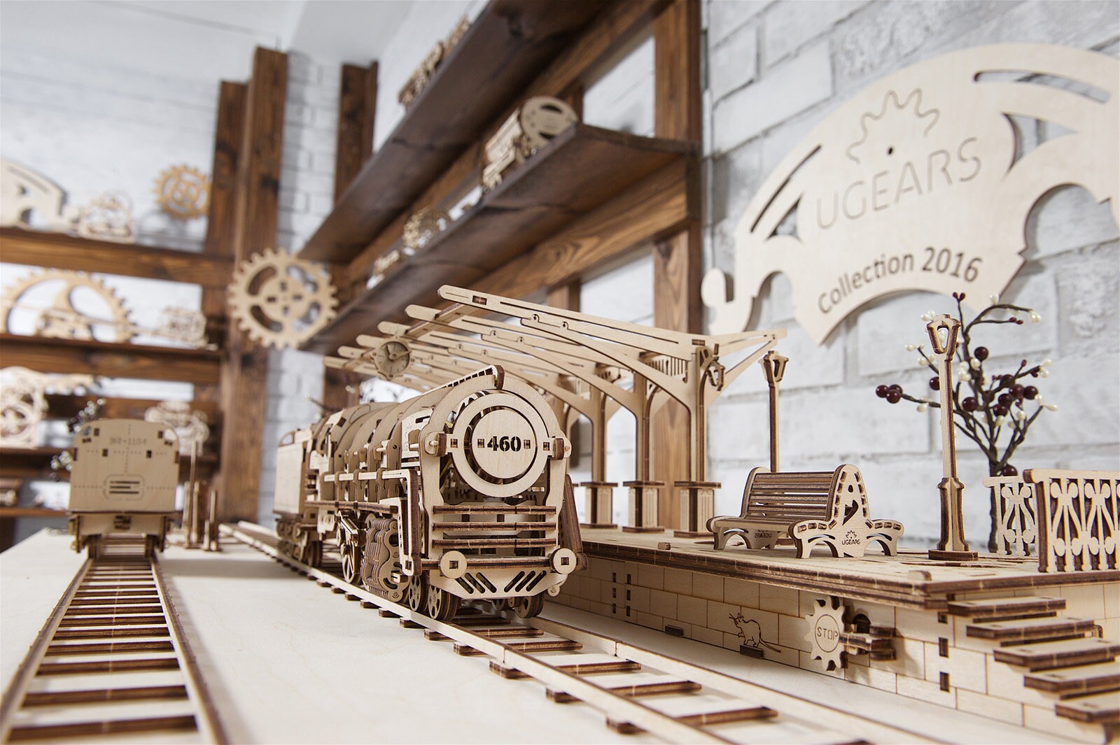 Railway Platform Build Your Own Working Model by Ugears. - Etsy UK