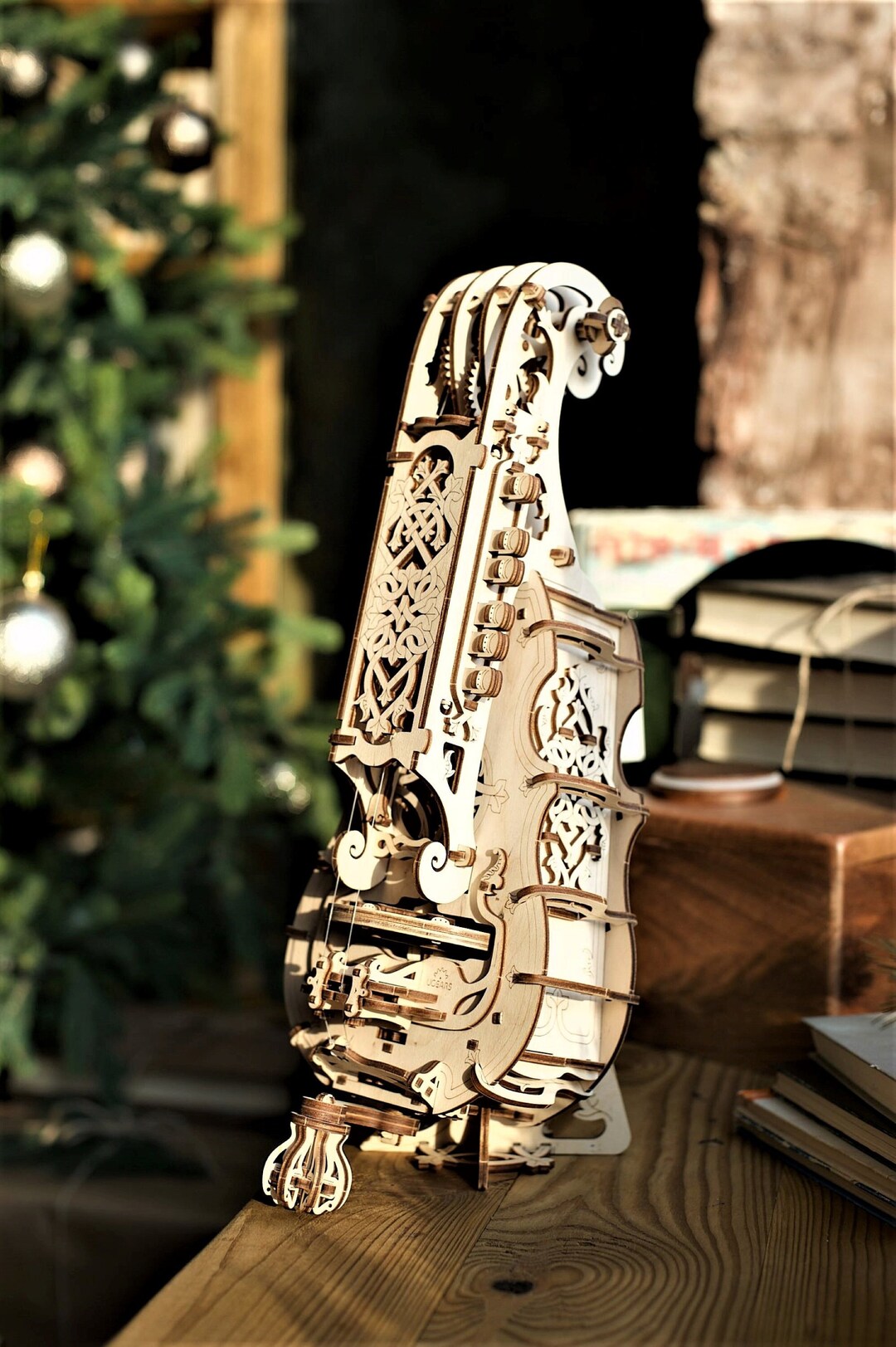 Hurdy-gurdy Wooden Model - Build Your Own Musical Instrument by Ugears ...