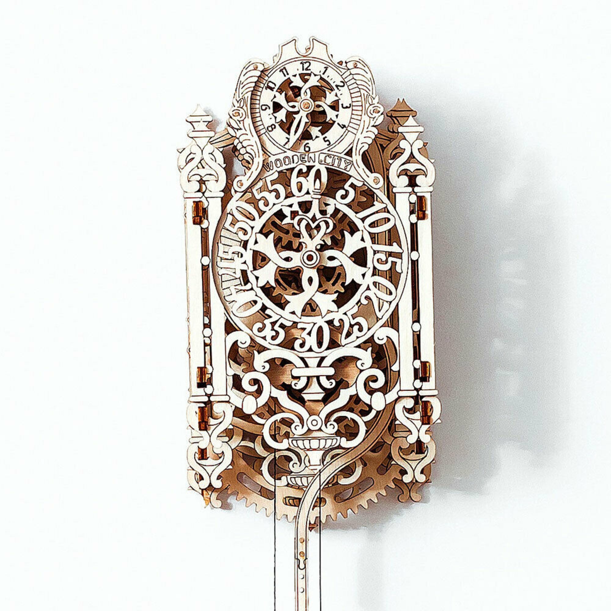 Royal Clock Mechanical Wooden Kit Build Your Own Working - Etsy