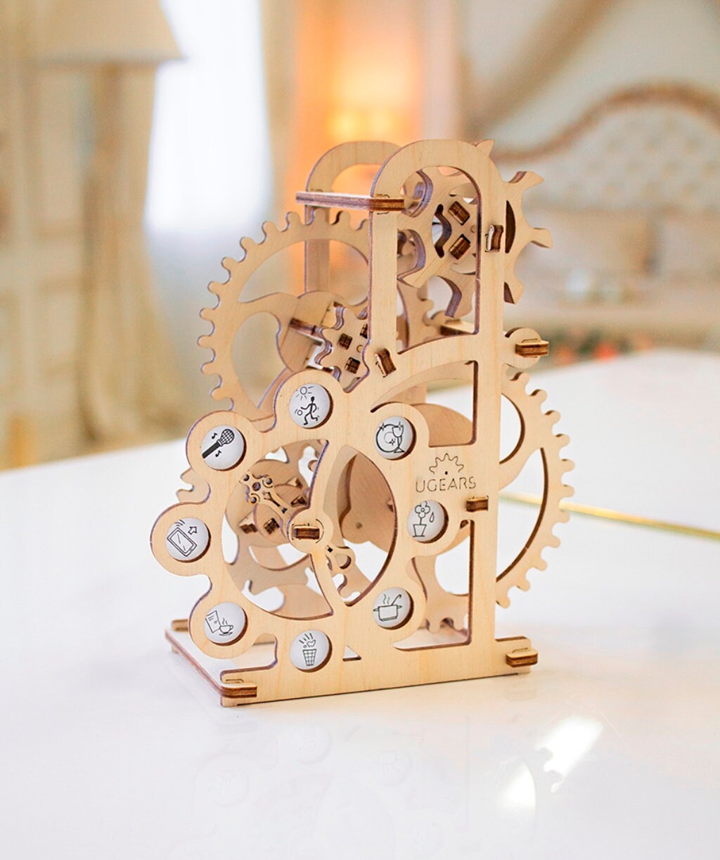 Geneva Drive Build Your Own Working Clock Model by Ugears. | Etsy UK