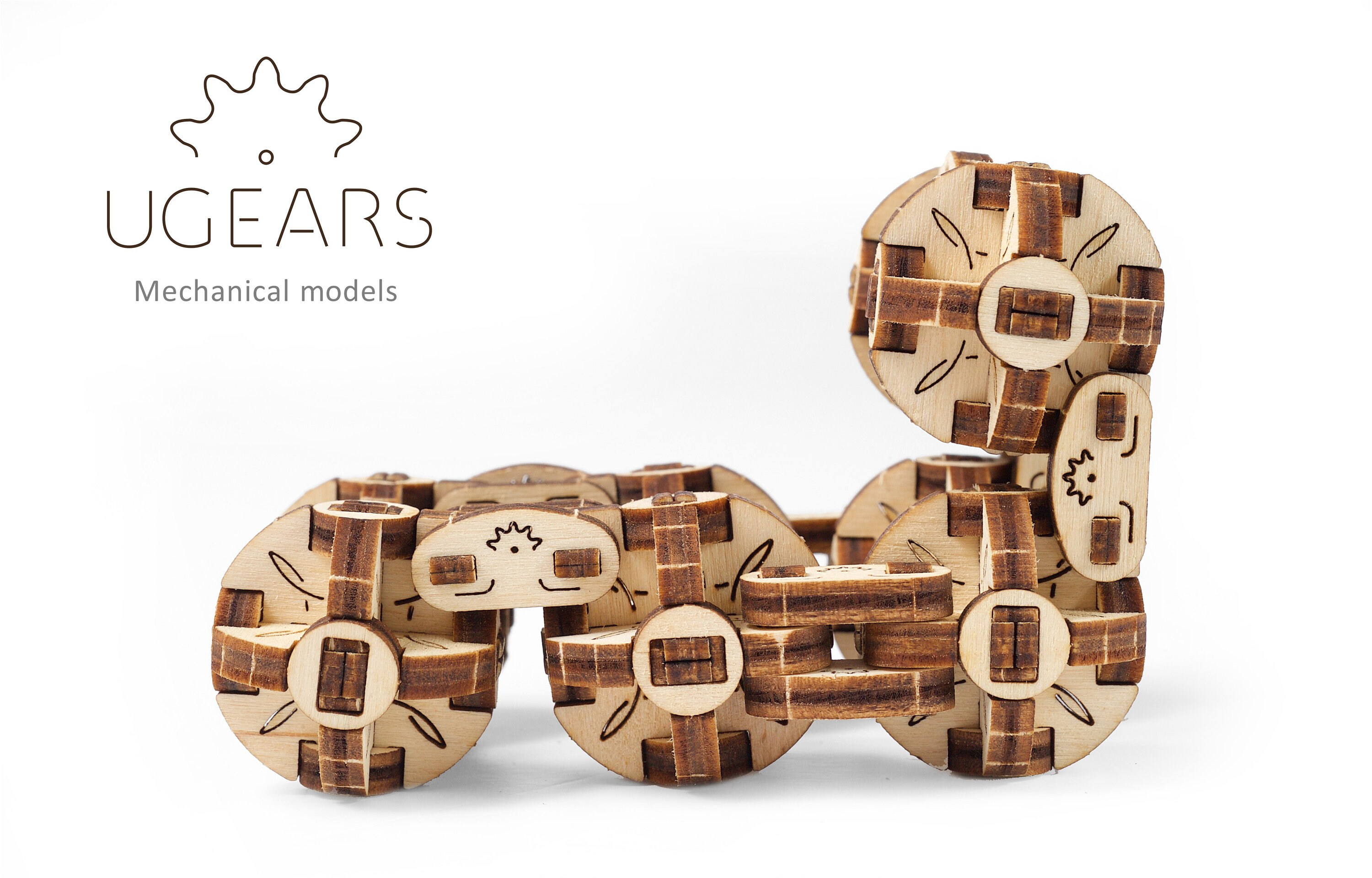 Anti-stress Flexi-cubus - Build Your Own Working Model by Ugears. Self ...