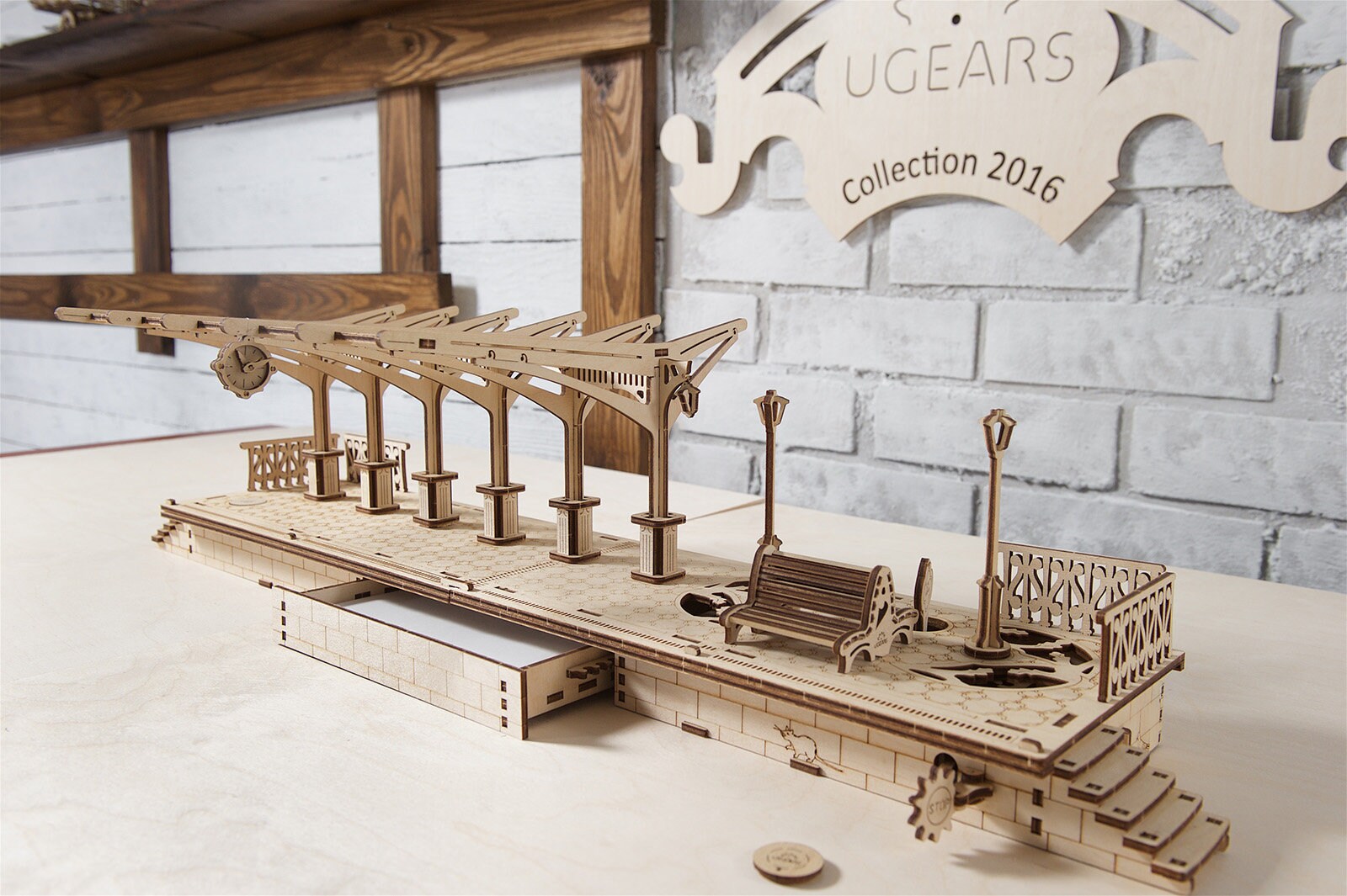 Railway Platform Build Your Own Working Model by Ugears. - Etsy UK