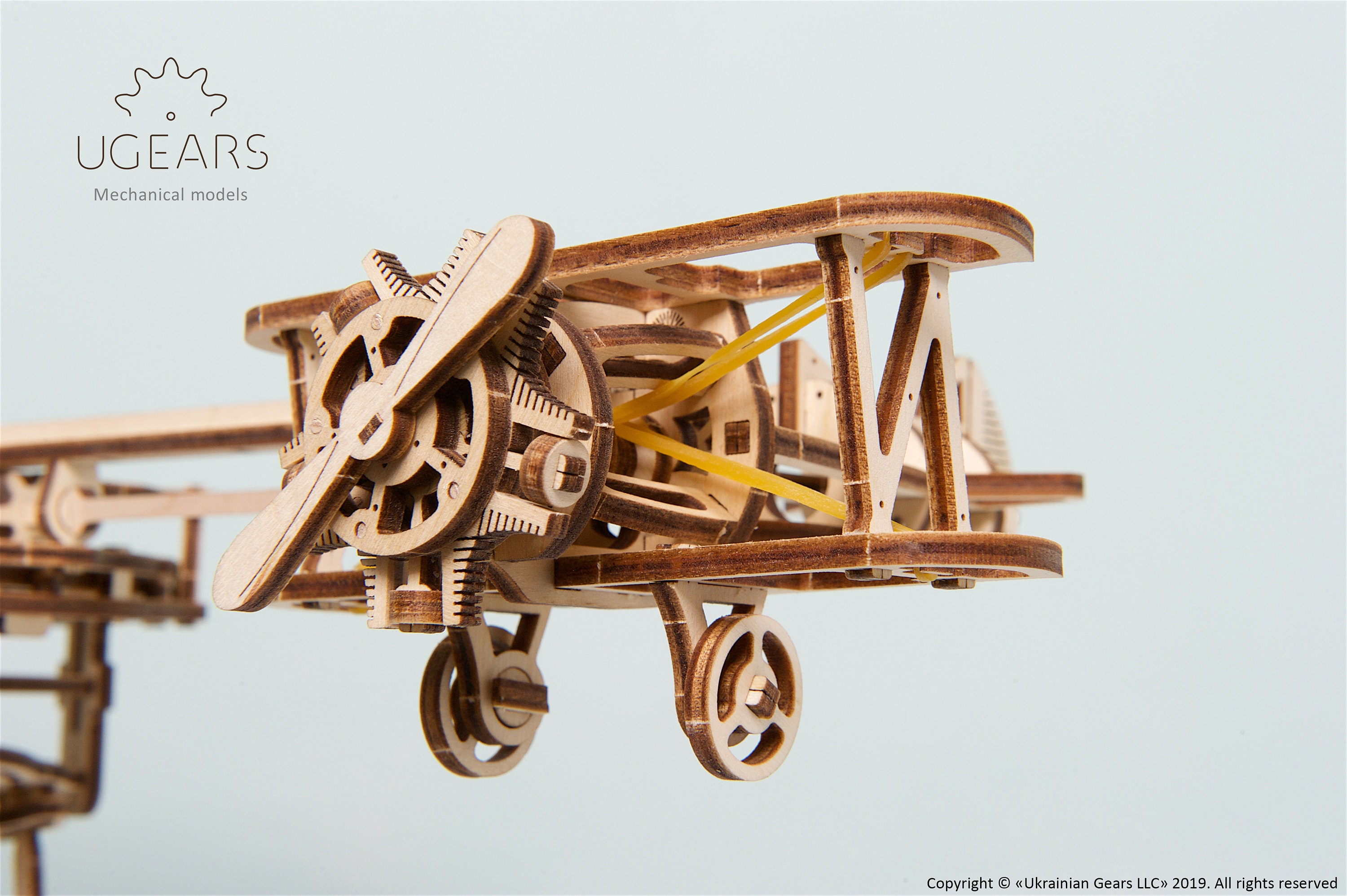 Aviator Wooden Mechanical Model build your own moving model | Etsy