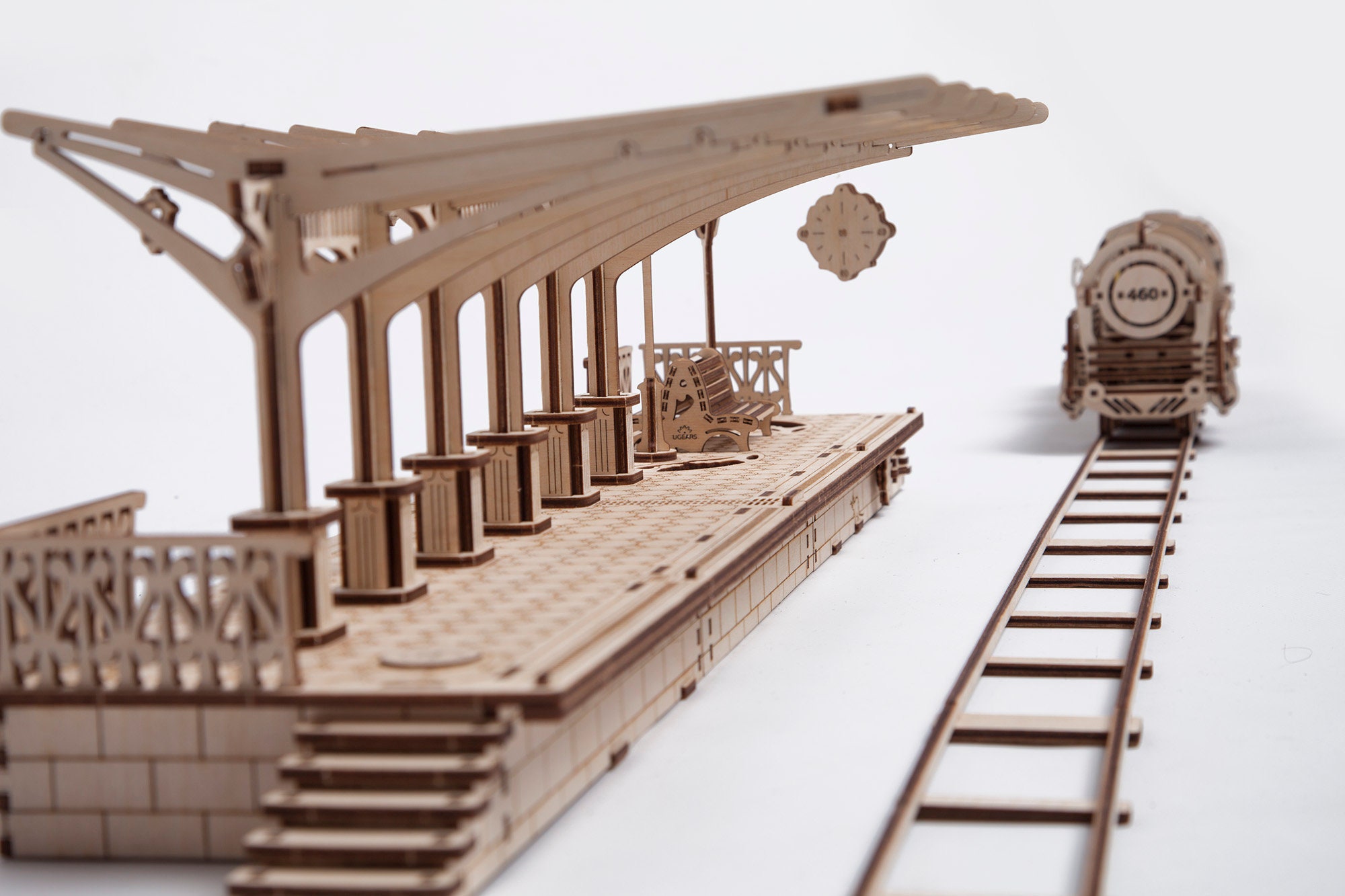 Railway Platform Build Your Own Working Model by Ugears. - Etsy UK