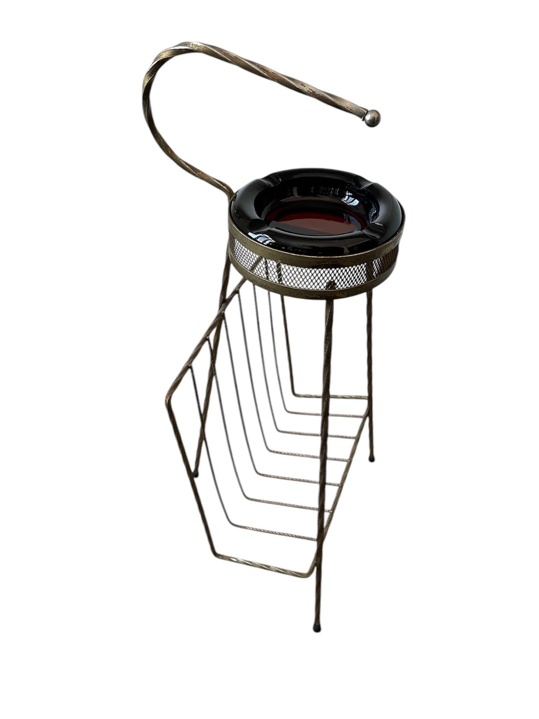 Mid Century Ashtray Stand, Vintage Ashtray Stand - Etsy