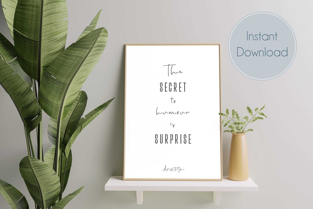 Aristotle Quote, Humour, Instant Download, Positive Prints ...
