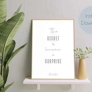 Aristotle Quote, Humour, Instant Download, Positive Prints ...