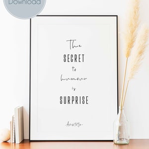 Aristotle Quote, Humour, Instant Download, Positive Prints ...