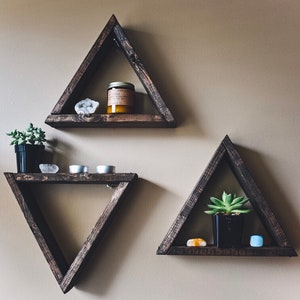 Triangle wood | Etsy