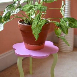 Daisy Flower Plant Stand: Funky Pastel Eclectic Decor - Etsy