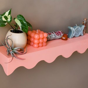 Wavy Scallop Shelf: Eclectic Maximalist Decor - Etsy